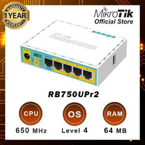 Jual NEW!! MikroTik Router Board RB750UPr2 (hEX-PoE Lite) 1 unit - Kota ...