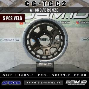 Jual Velg WORK Crag T-Grabic 2 16x5.5 5x139.7 BRONZE Jimny Original ...