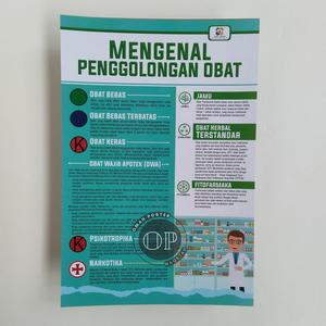Promo Poster Mengenal Penggolongan Obat - Poster Farmasi - Poster ...