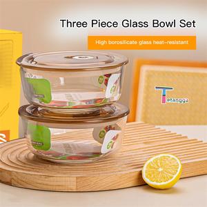Jual Set Mangkok Kaca Bowl Glass Kimglass Crisper Kaca Kotak Makan ...