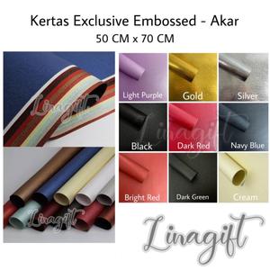 Jual pp kertas kado exclusive embos vintage premium gift wrapping ...