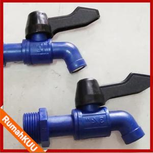 Jual KRAN AIR AMICO 3/4 Inch/ 1/2 INCH kran air tembok PVC / Kran Dapur ...