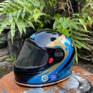 Jual helm jadul vigano robot helm dmi kiwi cakil fullface lawas klasik ...
