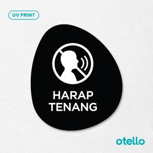 Jual Harap Tenang Signage Board Akrilik Tempel Dinding Papan Acrylic ...