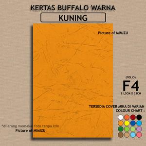 Jual Kertas Buffalo F4 (FOLIO) KUNING TUA Corak Embos Cover JILID ...