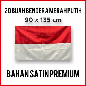 Jual 20 Buah Bendera 90x135 RumahKantor - Bendera Merah Putih Limited ...