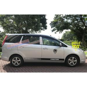 Jual Sticker Stiker Proton Exora Sticker Car Side Body Proton Exora ...