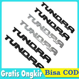 Jual Emblem Logo Tulisan Tundra Toyota 3D Stiker Sticker Mobil - Hitam ...