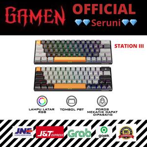 Jual (Seruni) Gamen Titan Iii Mechanical Switch Blue Gaming Keyboard ...