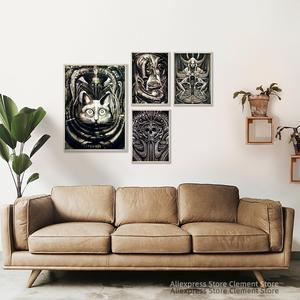 Jual Hans Rudolf Giger 、 H. R. Giger, Poster Karya Seni Salinan Seni ...