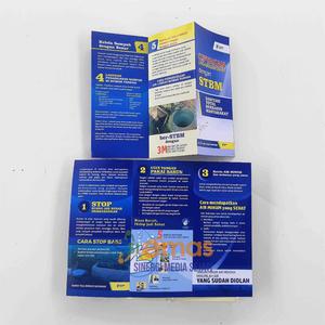 Jual Brosur STBM, Leaflet STBM, Lingkungan sehat dengan STBM - Isi 25 ...