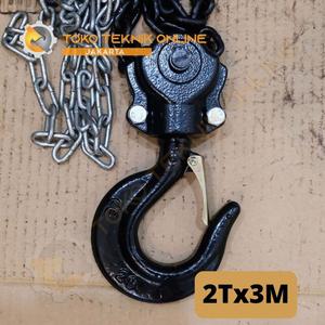 Jual WILLFRED 2 TON x 3 M Chain Block Chain Hoist Katrol rantai takel ...