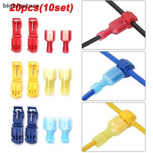 Jual BESAR 20 PCS T-TAP SAMBUNGAN KAWAT KONEKTOR TERISOLASI SPADE ...