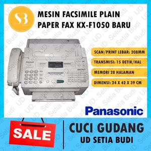 Jual Mesin Facsimile Kertas HVS / Plain Paper Fax Panasonic KX-F1050 READY - Jakarta Timur ...