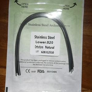 Jual Arc wire 018 SS/Stainless steel U+L/wire ss 018 orthodontic wire ...