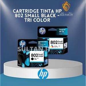 Jual Cartridge Tinta HP 802 Small Black - Tri Color Original - Color ...