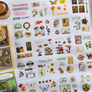 Jual 100 Lembar Stiker Motif Hutan Gaya Vintage Untuk Dekorasi - Kota ...