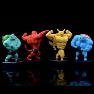 Jual Action Figure Karakter Anime Pokemon GK Muscular Macho Pickup Fire ...