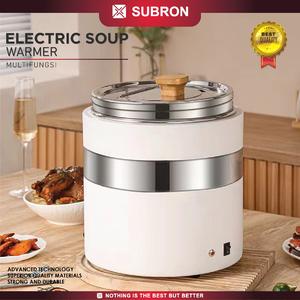 Promo SUBRON Electric Soup Warmer 500W 11L Wadah Pemanas Penghangat Sup ...