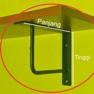 Jual siku besi ambalan - Hitam, 10x10cm - Hitam, 10x10cm - Kab. Bekasi ...