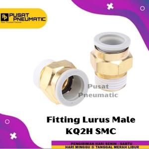 Jual KQ2H 06-02 Fitting Lurus Male Slip Lock Selang 6mm Drat 1/4 Inch ...