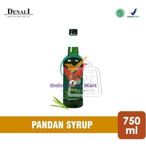 Jual Syrup Pandan Denali / Sirup Pandan (Botol Plastik 750ml) - Kota ...