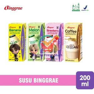 Jual Susu Binggrae Tinytan / Flavoured Milk Drink / Susu Korea (200 ml ...