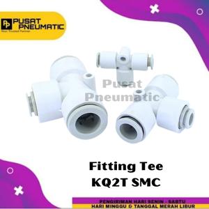 Jual KQ2T 06-00 Fitting Tee Slip Lock Selang 6mm x 6mm x 6mm SMC ...