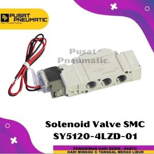 Jual Solenoid Valve SMC SY5120-4LZD-01 Selenoid Valve SY5120 4LZD 01 AC 220 - Jakarta Barat ...