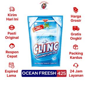 Jual Pembersih Kaca Cling Refill 425 ml Biru - Kota Surabaya - Sabun ...