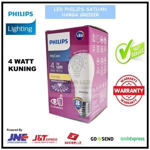Jual PHILIPS LAMPU LED BULB MYCARE 4W / 4 WATT KUNING (HARGA GROSIR) - + BUBBLE WRAP - Jakarta ...