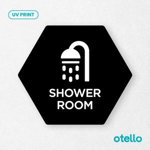Jual Shower Room Signage Board Akrilik Tempel Dinding Papan Acrylic ...