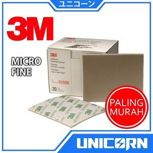Jual 3M MICROFINE SANDING SPONGE / MICRO FINE / AMPLAS GUNDAM MILITARY ...