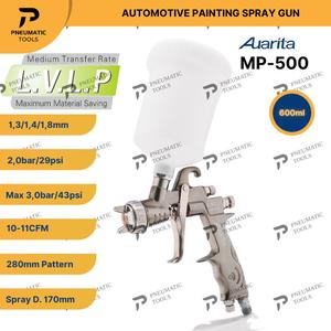 Jual Spray Gun AUARITA MP500 LVLP - Automotive Painting Spray Gun MP-500 - NOZZLE 1,3 - Kota ...