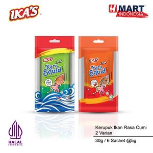 Promo IKA'S Karasquid Chewy Fish Snack - Kerupuk Ikan Rasa Cumi Halal ...