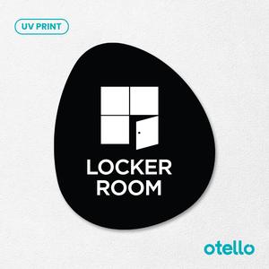 Jual Locker Room Signage Board Akrilik Tempel Dinding Papan Acrylic ...