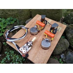 Jual Wiring Gitar Les Paul 50s With Push Pull Coil Tap Orange Drop ...