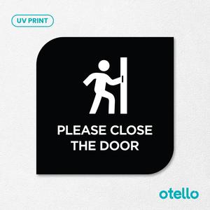 Jual Please Close The Door Signage Board Akrilik Tempel Dinding Papan ...