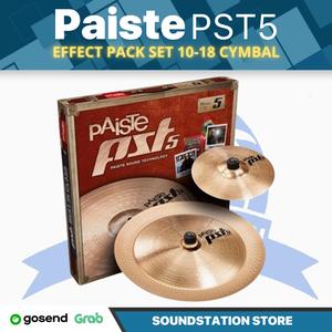 Promo PAISTE PST5 Effect Pack Set 10-18 Cymbal | Splash China Chinese ...