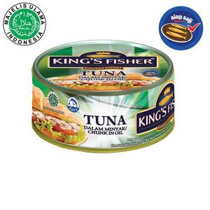 Jual King's Fisher Canned Tuna 170gr All Flavour King Fisher Tuna ...