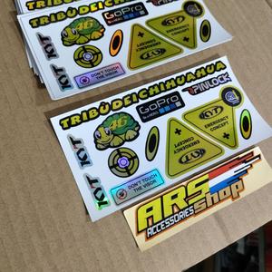 Jual STICKER VISOR HELM HOLOGRAM BERBAGAI MERK PRINCUTT Sticker helm ...