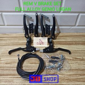 Jual tsu rem v brake set full alloy sepeda lipat selly folding mtb ...