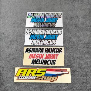 Jual STICKER STIKER ASMARA HANCUR MESIN JAHAT MELUNCUR CUTTING motor ...