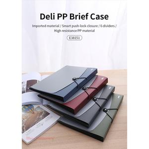 Jual Deli map dokumen A4 dompet plastik organizer map dompet dokumen ...