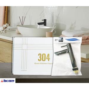 Jual kran wastafel bambu lurus sus 304 hitam erdo KWL-18-ST-LR-03 ...