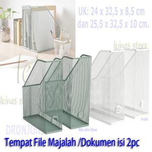 Jual TEMPAT FILE BESI Majalah ISI 2pc box dokumen surat TEMPAT KERTAS ...