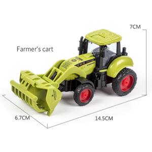 Jual Mainan Diecast Traktor Sawah Bulldozer Farm Truck Miniatur Loader ...