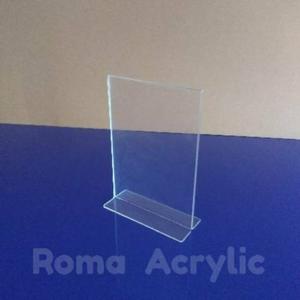 Jual akrilik tent card A5/display akrilik/display menu akrilik A5 ...