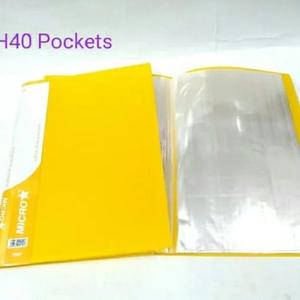Jual Clear holder display book map plastik F4 40 sheets - Jakarta Timur ...