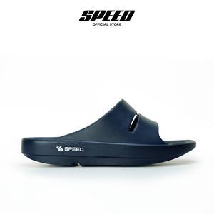 Promo Speed - Ariston series Biru Tua Sandal Pria - Sandal Slide Full ...